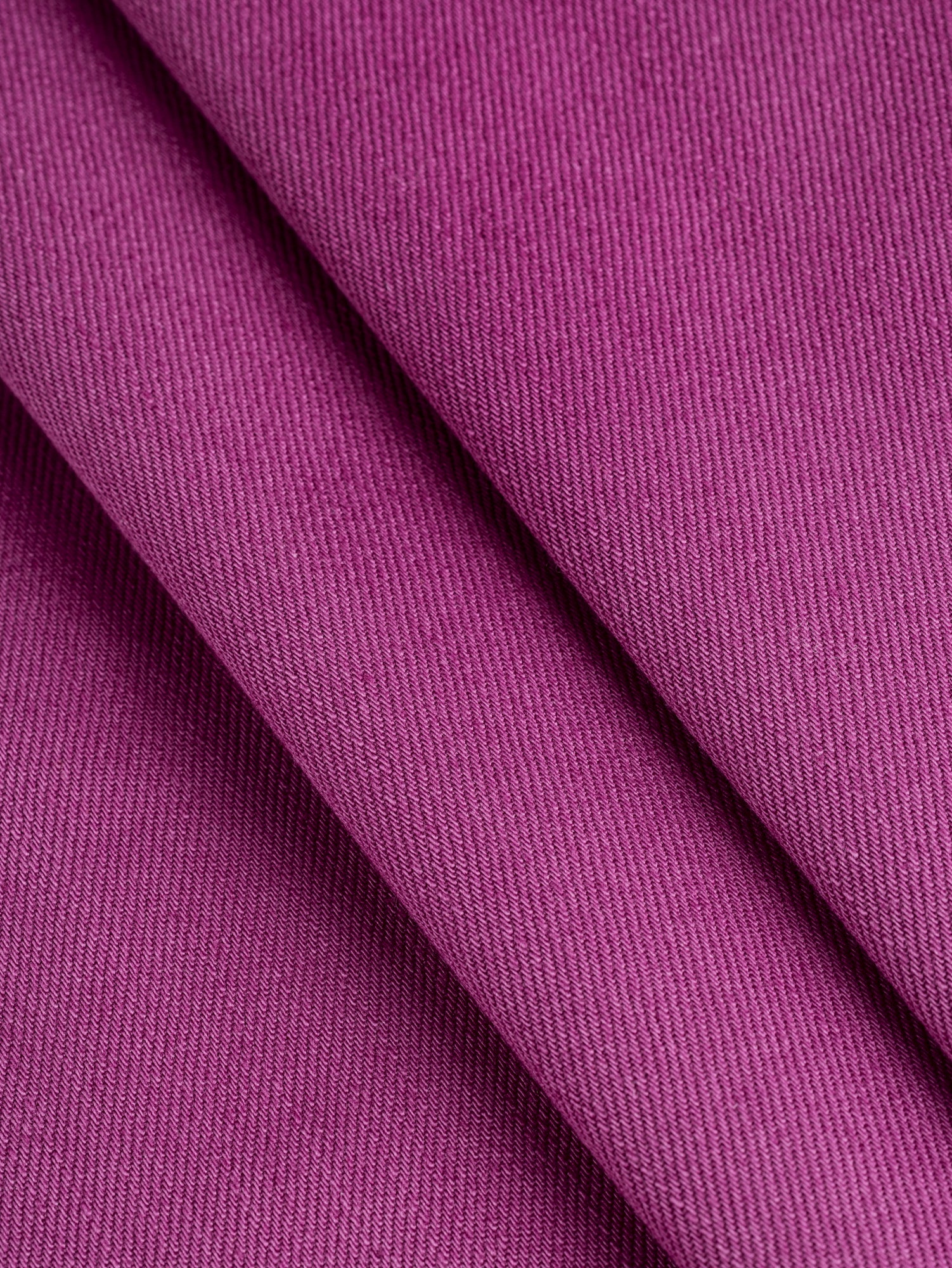 10oz Organic Cotton Stretch Bull Denim - Raspberry | Core Fabrics