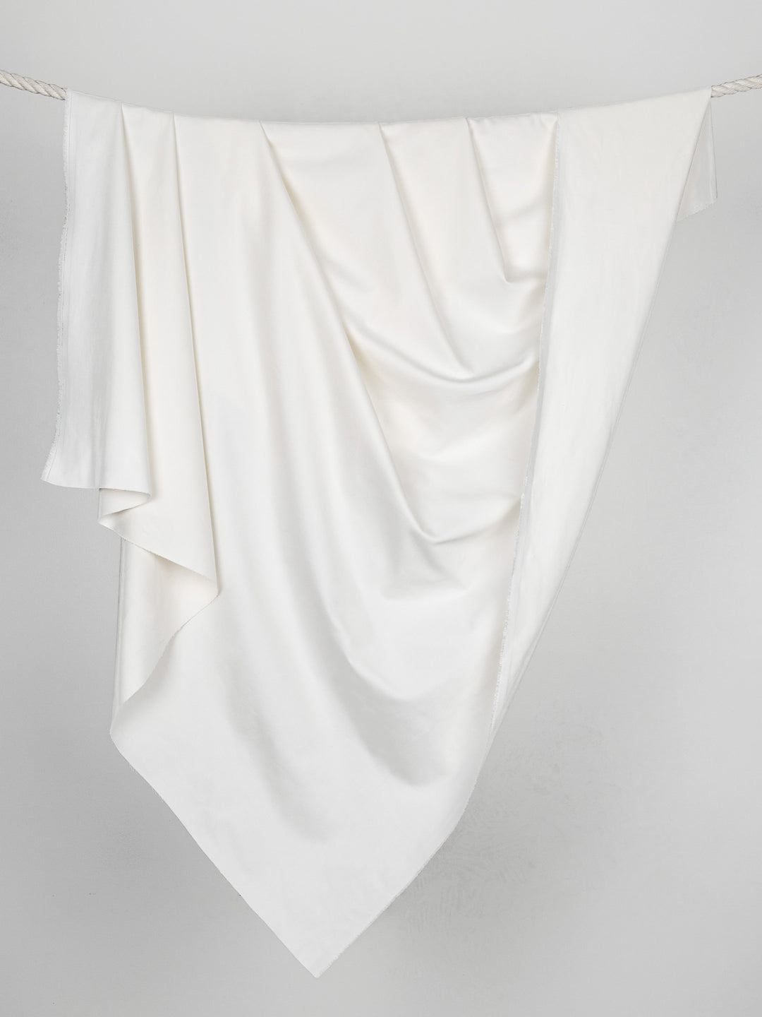 12.25 oz Organic Cotton Stretch Denim - White | Core Fabrics