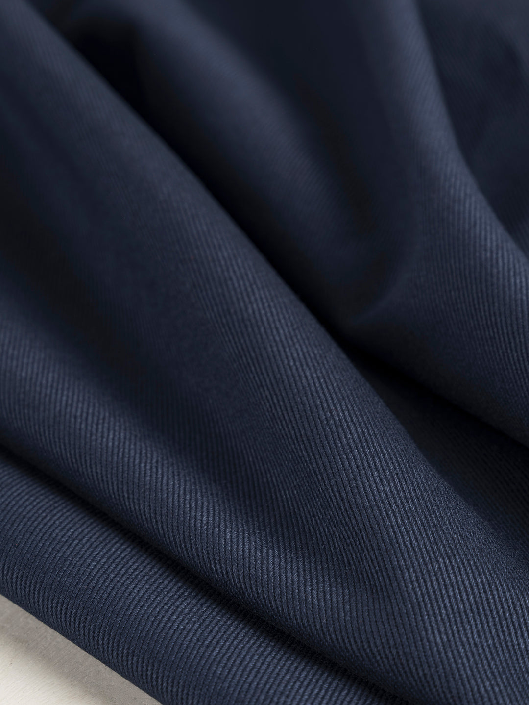 Heavyweight Organic Cotton Twill - Navy | Core Fabrics
