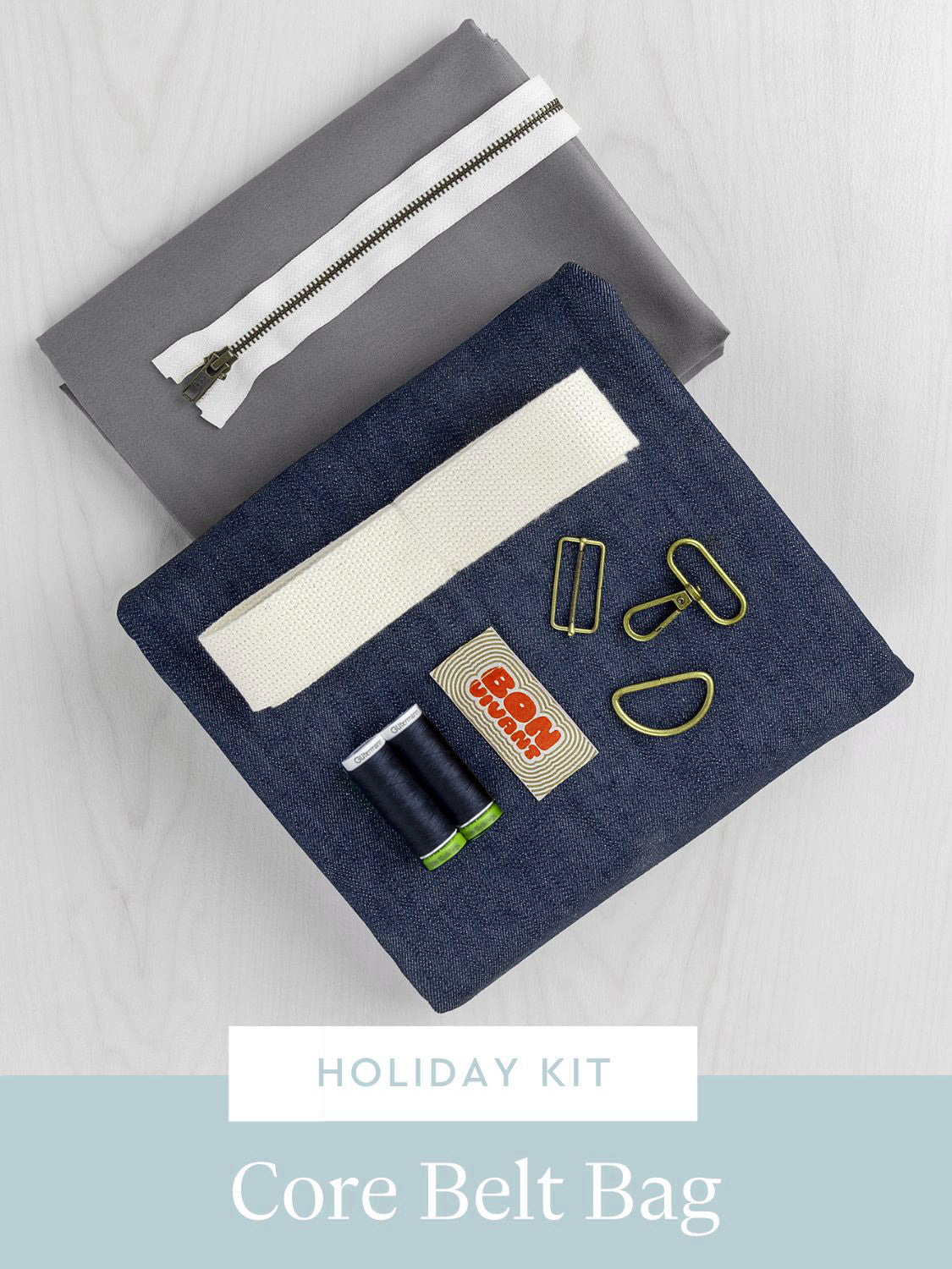 Core Belt Bag Kit | True Indigo Non-Stretch Organic Cotton Denim – Core ...