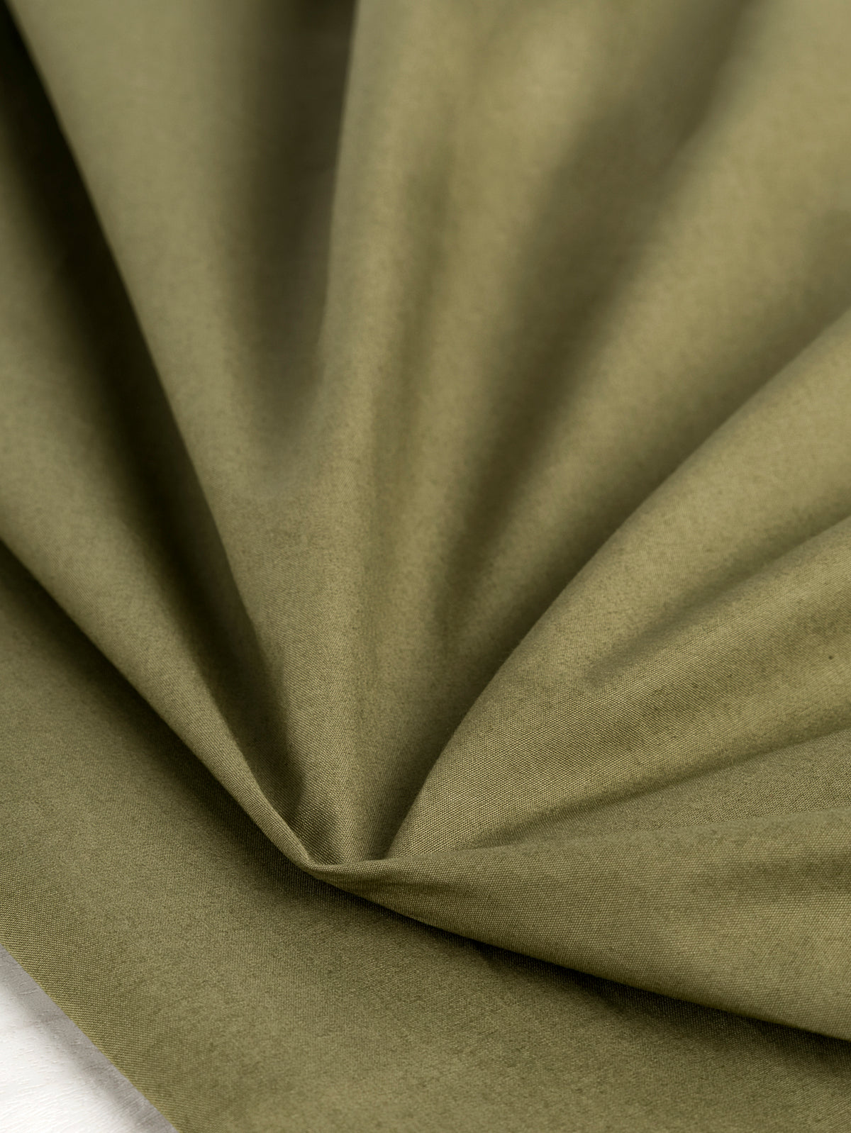 Signature Crisp Cotton Poplin - Olive | Core Fabrics