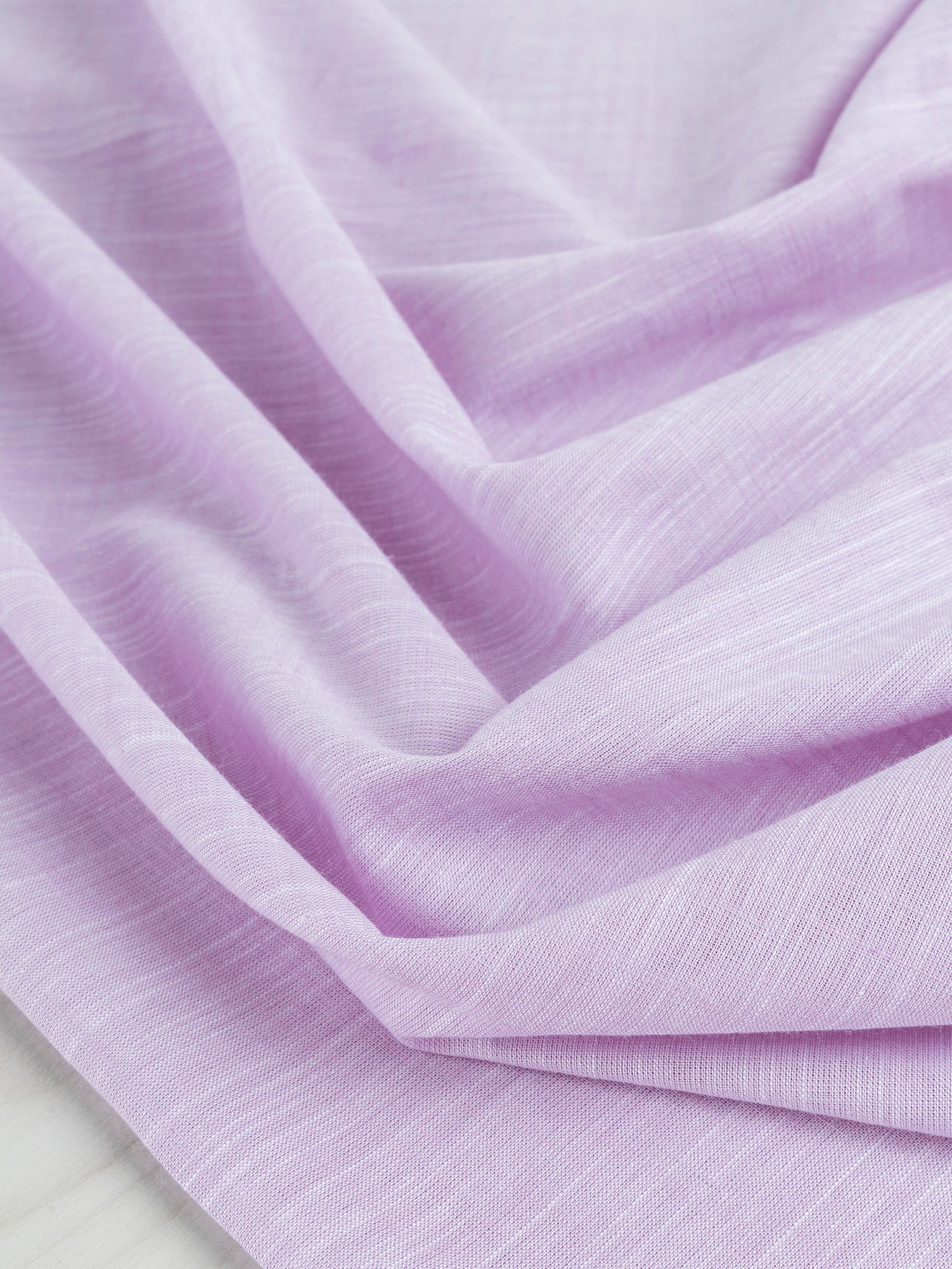 Softened Cotton Chambray Shirting - Lavender | Core Fabrics