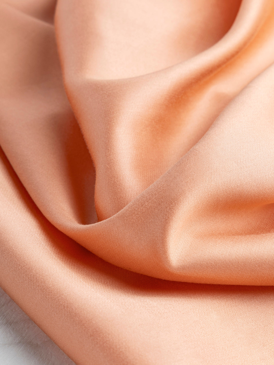 Satin Tencel Lyocell - Corail – Core Fabrics