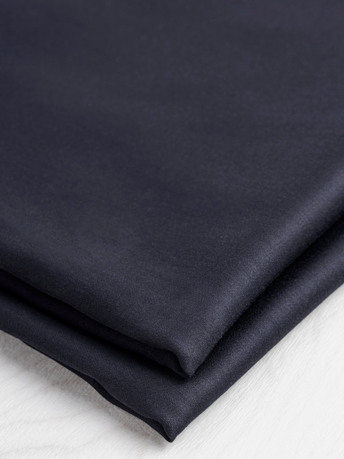 Tencel Lyocell Satin - Dark Navy | Core Fabrics