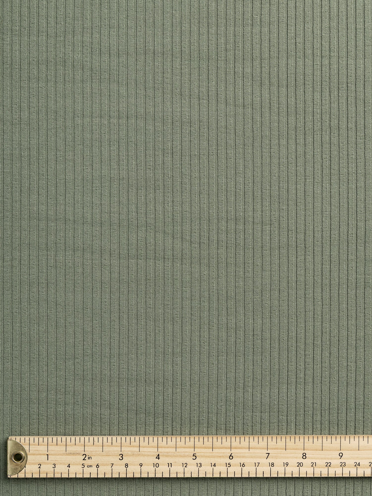 Wide Rib Viscose Knit - Sage | Core Fabrics