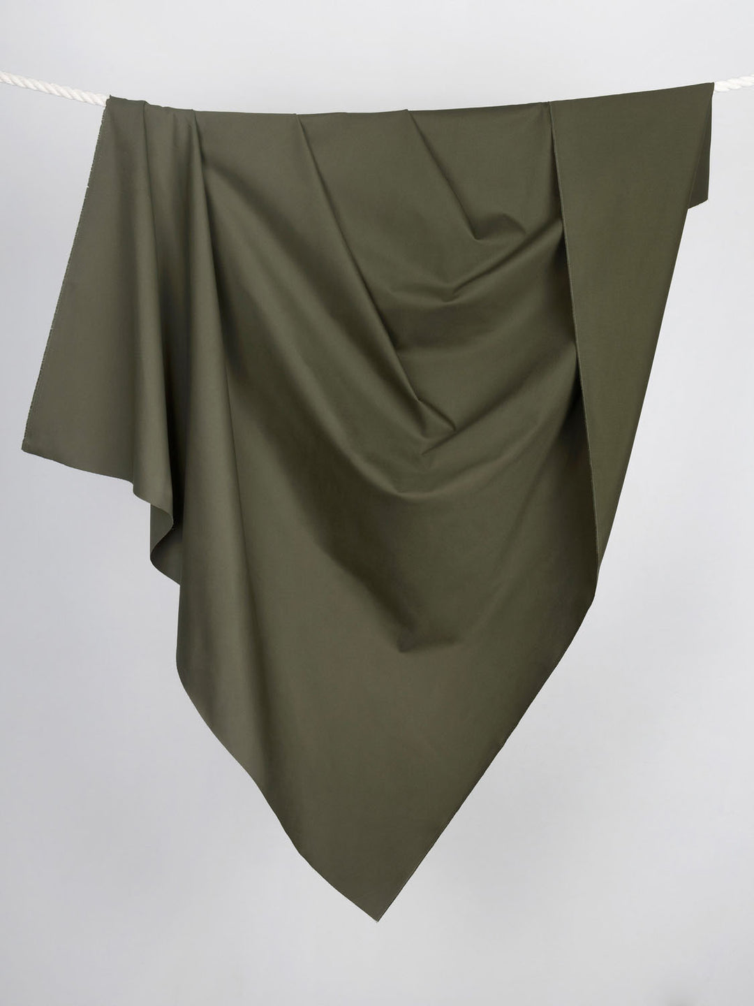 Midweight Organic Cotton Twill - Olive | Core Fabrics