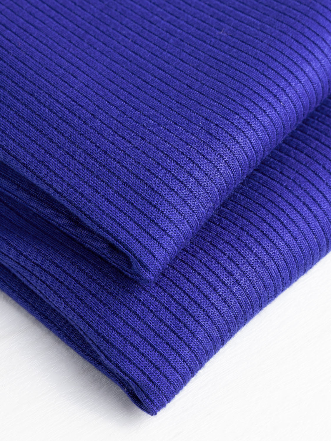 Tencel™ Modal Spandex Ribbed Knit - Royal Blue | Core Fabrics