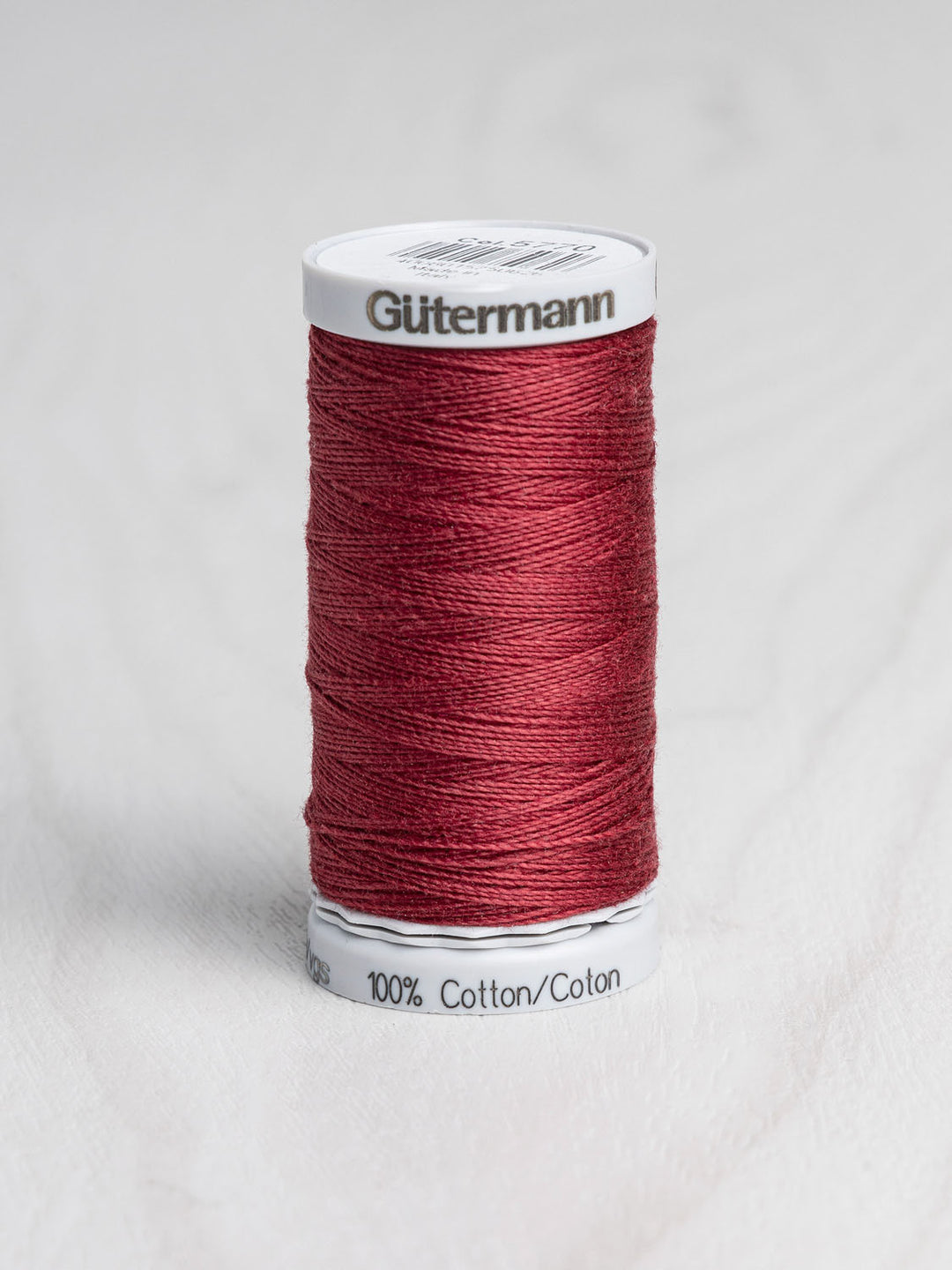 Gütermann Cotton 12wt Thread 200m - Warm Wine 5770 | Core Fabrics